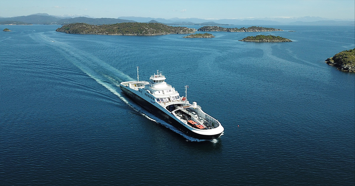 Elektriske ferger - Fjord1 valgte Fjordkraft | Fjordkraft Bedrift