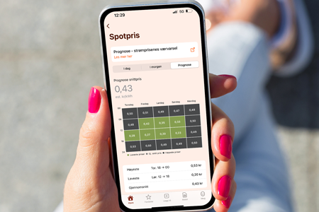Prisvarsel i appen – hold deg oppdatert | Fjordkraft
